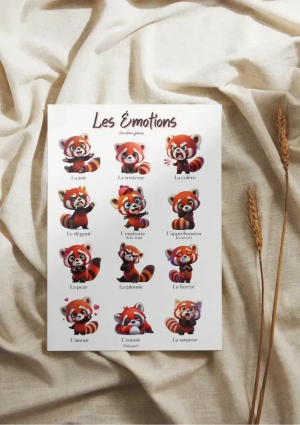 Affiche émotions bébé : un outil éducatif pour les tout-petits